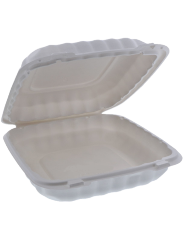 9″ Pure Delight MF Hinge Container – 1 Compartment – Evolve Wholesale